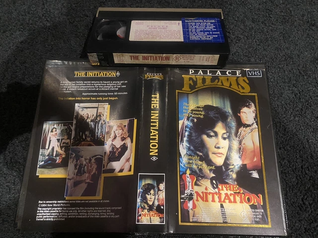 RARE/ THE INITIATION Vhs/ Original R-rated Horror Palace Video EUR 44 ...