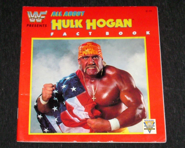 WWF PRESENTS: ALL About Hulk Hogan Fact Book 1991 WWE Ultimate Warrior ...