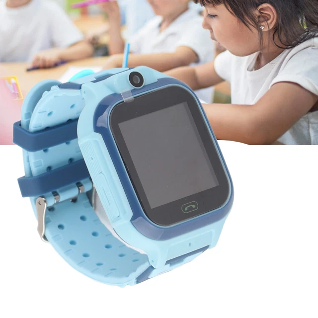 (BLUE)4G KIDS SMARTWATCH IP67 Waterproof Touch Screen 2 Way Voice Video ...