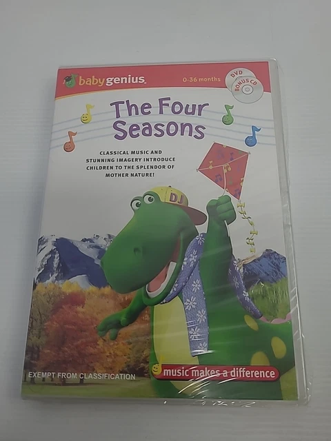 BABY GENIUS- THE Four Seasons (DVD, 2006) Brand New Sealed - Region ...