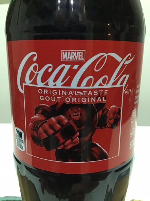 COCA COLA X Marvel Promotion “JUGGERNAUT” Design - 500ml 🇨🇦 One (1 ...