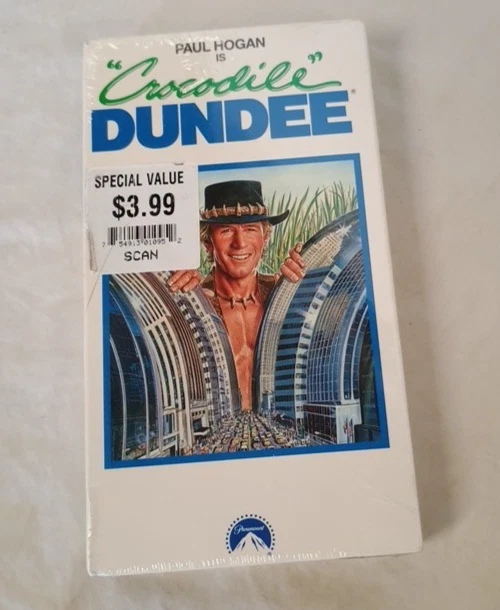 PARAMOUNT CROCODILE DUNDEE (VHS, 1997) NEW Paul Hogan £4.55 - PicClick UK