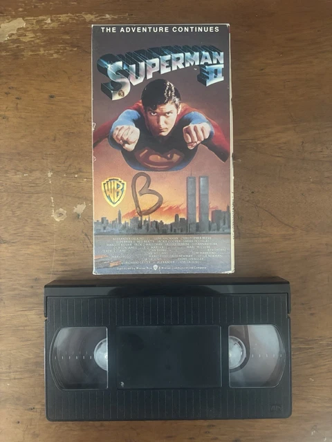 SUPERMAN II VHS 1988 Warner Home Video Clamshell Tested Works ...
