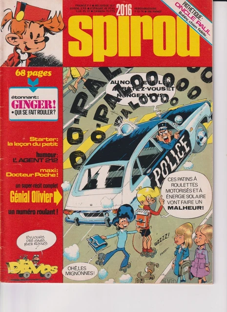 JOURNAL DE SPIROU N°2016. 1976. (Sp101) EUR 2,00 - PicClick FR