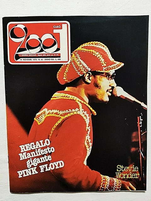 CIAO 2001 45-1976 Stevie Wonder-Peter Gabriel-Manfred Mann-Radius-James ...