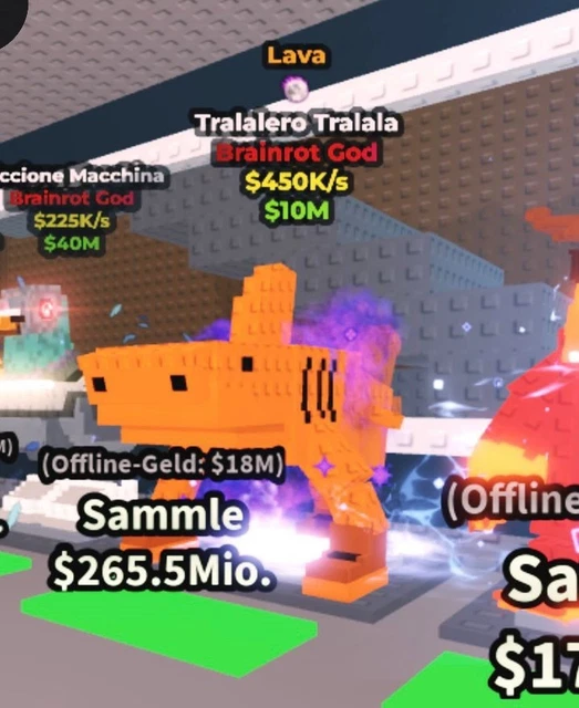 LAVA TRALALERO TRALALA - Steal A Brainrot - 450,000$/s - EXTREMELY RARE ...