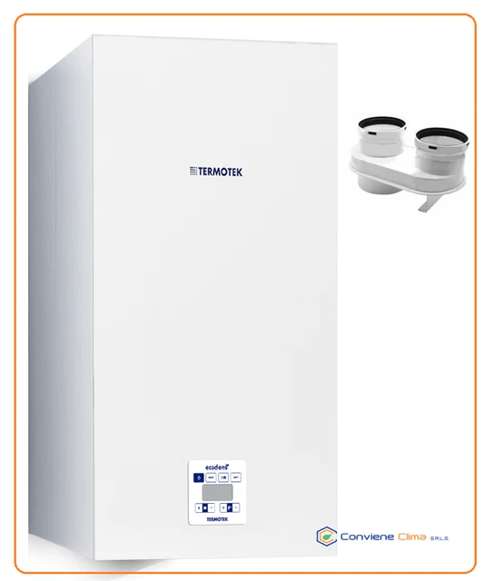 TERMOTEK CALDAIA CONDENSAZIONE Econdens C25R 25kw Metan gpl+sdoppiatore ...