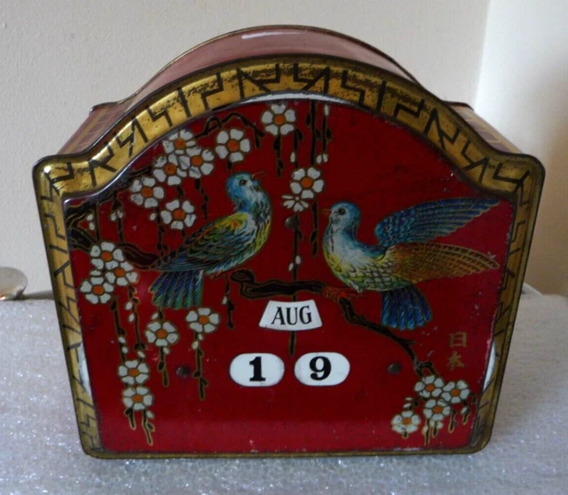 VINTAGE EARLY 20TH Century Bassett's "Perpetual Calendar" Tin - Great ...