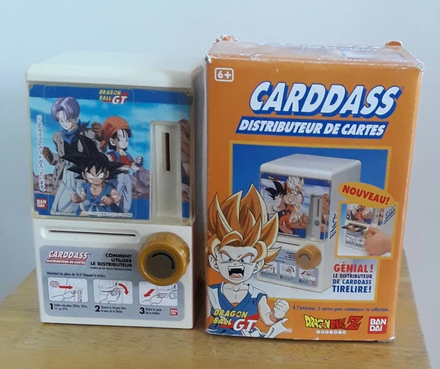 DISTRIBUTEUR DE CARTES Dragon ball GT CARDDASS DE BANDAI vending ...