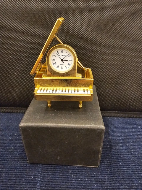 WILLIAM WIDDOP PIANO Miniature Vintage Clock £10.79 - PicClick UK