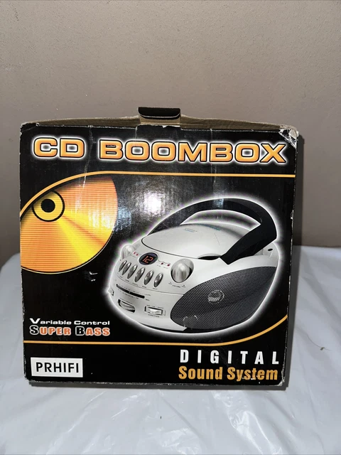 CD BOOMBOX DIGITAL Sound System. CD & Radio. Tom-Tec Black £24.00 ...
