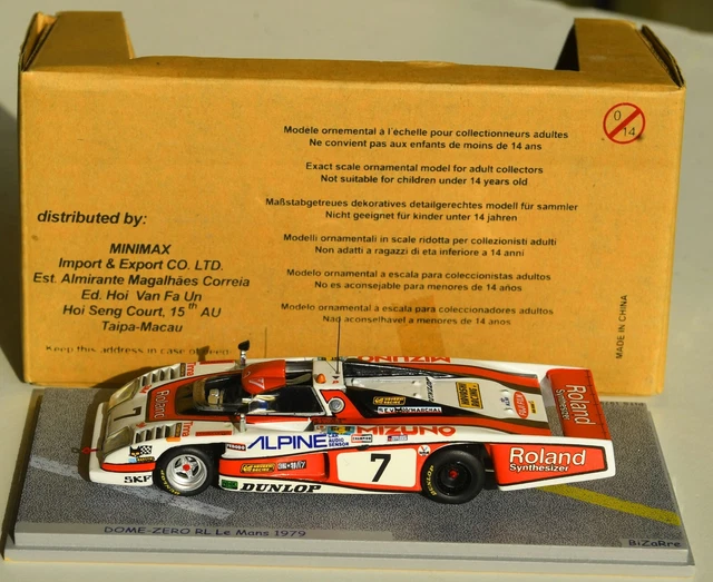 1/43 BIZARRE DOME ZERO RL LE MANS 1979/no ixo spark red line EUR 65,00 ...