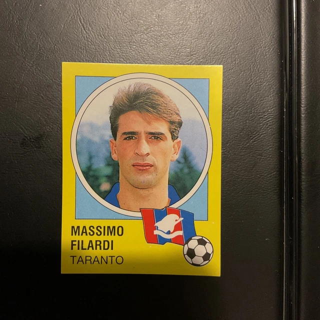 FIGURINA CALCIATORI CALCIO Junior 1990/91 N 405 MASSIMO FILARDI Taranto ...