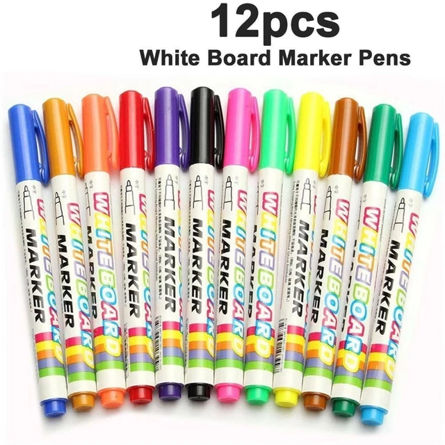 12X COLORFUL WHITEBOARD Marker Bright Markers Offices Factories Schools ...