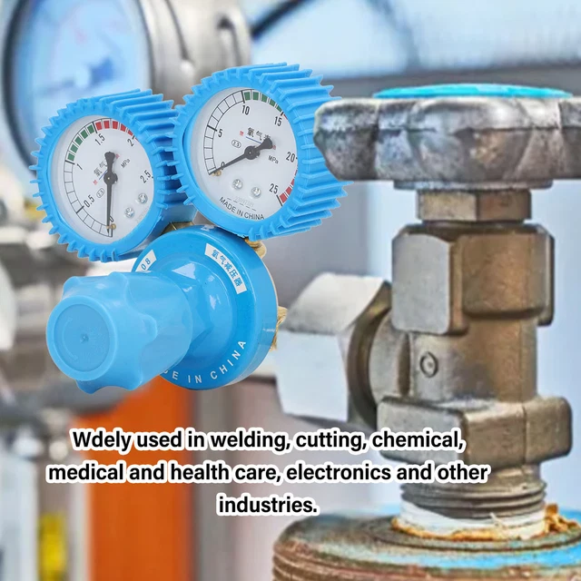 JAUGE DE RÉGULATEUR 'oxygène De Soudeur à Double Affichage Avec Film EUR 30,73 - PicClick IT