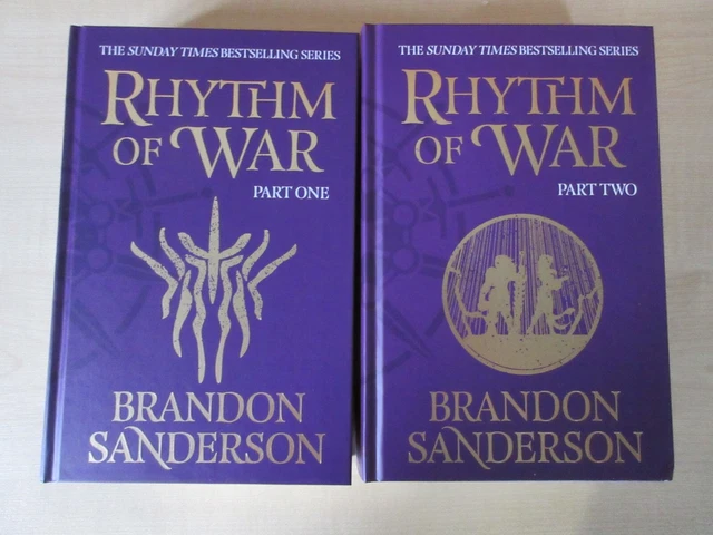 RHYTHM OF WAR Part I & II -Book 4 Stormlight Archive Brandon Sanderson Fairyloot EUR 75,03 ...