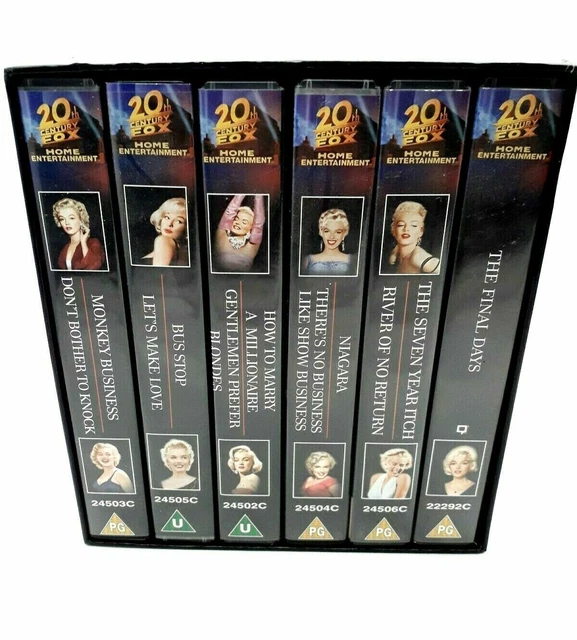 MARILYN MONROE THE Diamond Collection VHS Video Pal Box Set Complete ...