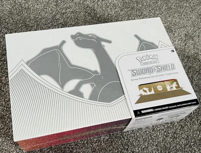 POKEMON TCG CHARIZARD Sword and Shield Ultra Premium Collection Box NEW ...