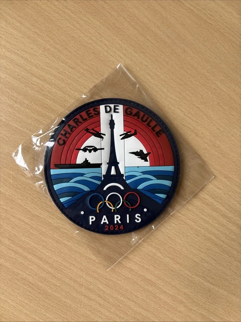 PATCH JO 2024 PARIS Charles De Gaulle - French Forces Navy - Limited ...