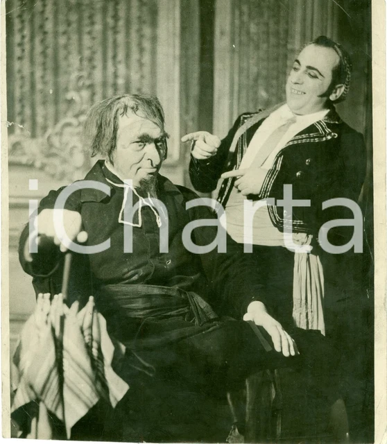 1937 MILANO PUGILE Erminio SPALLA recita Don Basilio Teatro PUCCINI ...