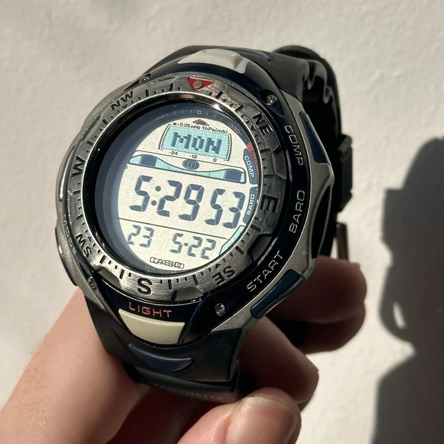 RARE CASIO SPF 40 Sea Pathfinder Triple Sensor Watch 2273 EUR 90,48 ...