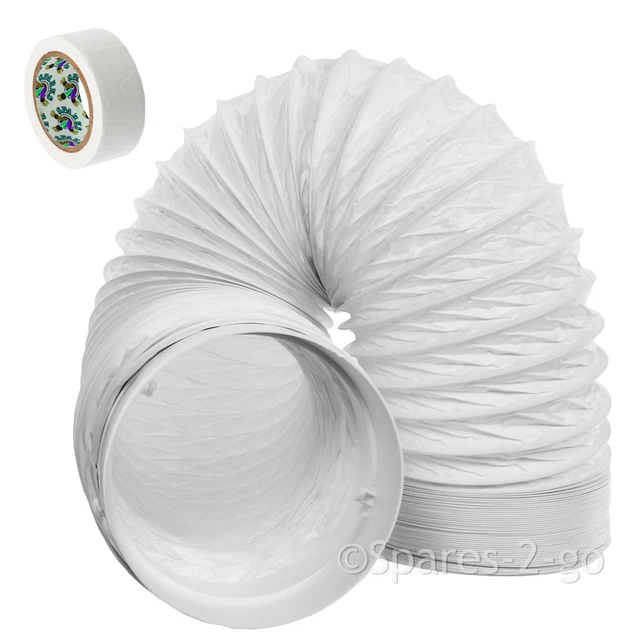 3M VENT HOSE Pipe PVC Duct 5" Extension for Dimplex Air Conditioner ...