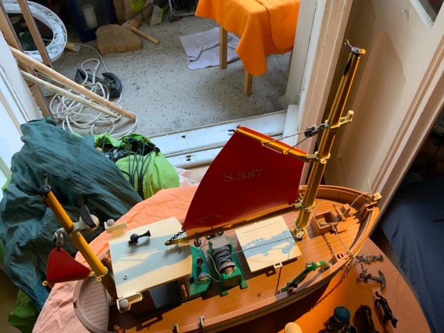 PLAYMOBIL FISCHKUTTER 3551 mit Figuren und kleinen Extras Rarität EUR ...