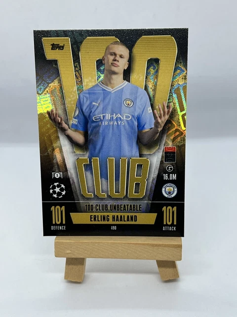 MATCH ATTAX 2023/24 100 Club Unbeatable Erling Haaland £7.99 - PicClick UK