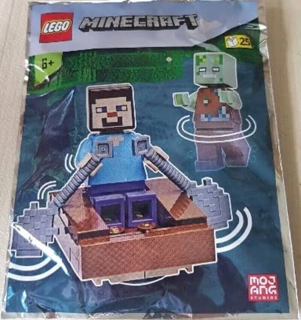 LEGO MINECRAFT : Steve Avec Drowned Zombie Mini Figurines EUR 10,69 ...