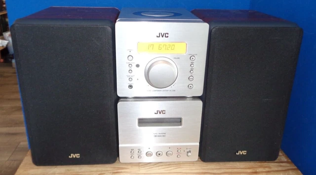 SISTEMA DE MICROCOMPONENTES JVC Ux-D88 reproductor de CD casete con ...