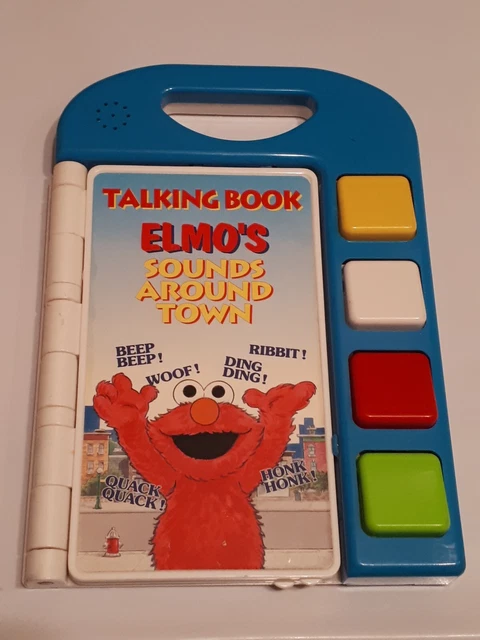 VINTAGE 1999 - Talking Book - 'Elmo's Sounds Around Town' - Sesame ...