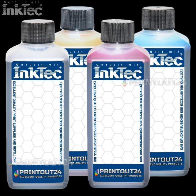 4 X 100ML InkTec® Ricarica Inchiostro Kit Per Epson Expression Home EUR ...