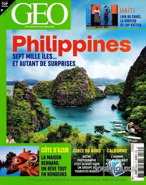 PHILIPPINES HAITI COTE D Azur Californie Coree Du Nord Geo Hors Serie ...