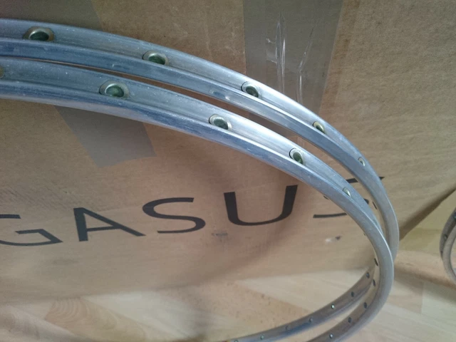 NOS FIR GL 125 Felgenpaar 700c 36h tubular rims vintage bike Rennrad 28 ...