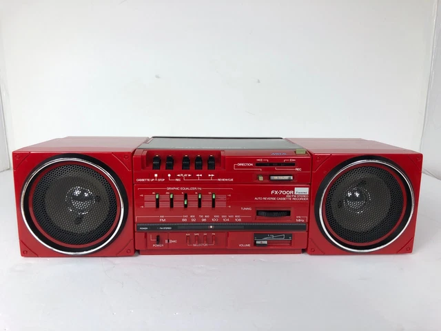 SANSUI FX-700R MINI Boombox AM/FM Cassette Stereo Player Recorder. No ...