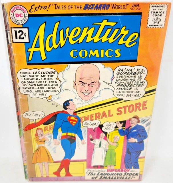 ADVENTURE COMICS #292 Bizarro Lana Lang Lucy Lane 1St Appearance *1962* ...