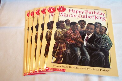 6 SCHOLASTIC BOOKSHELF Ser.: Happy Birthday, Martin Luther King by Jean ...