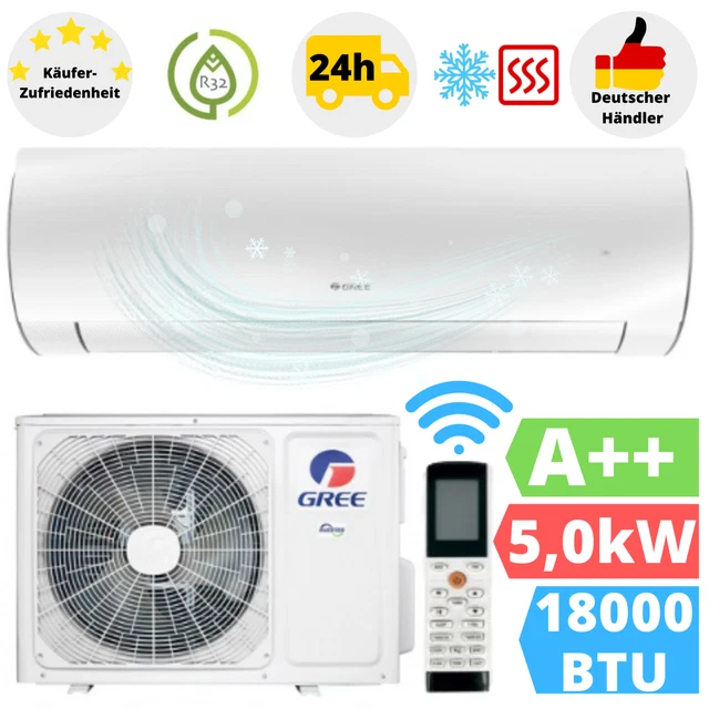 GREE FAIRY SPLIT Aria condizionata 18000BTU Climatizzatore Inverter ...