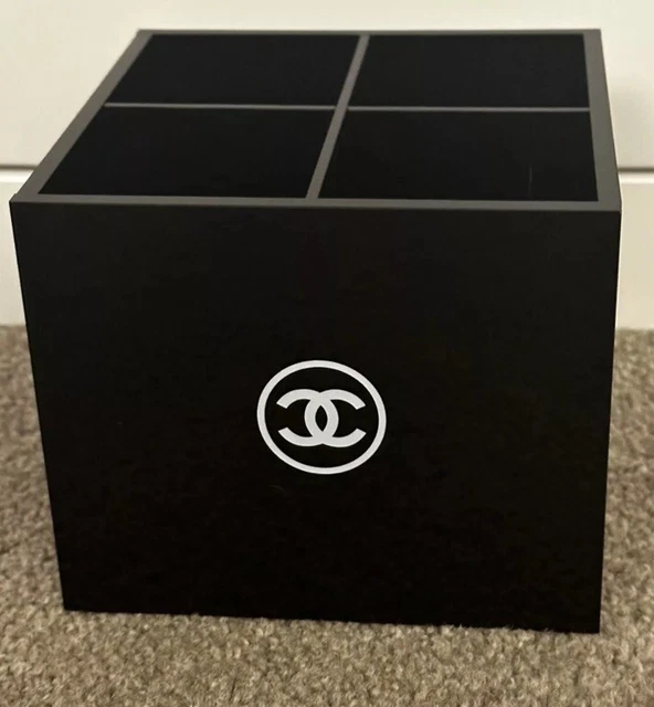 VIP GIFT CHANEL Counter Acrylic Makeup Storage Combo 4 Slots Organiser ...