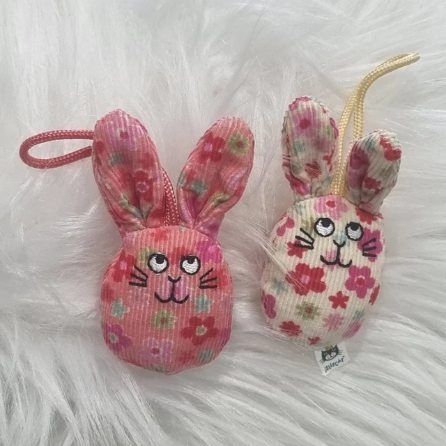 JELLYCAT BLOSSOM BUNNY Pink and Cream Cordy Roy Mini Bean New BNWOT ...