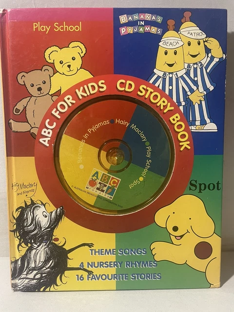 ABC FOR KIDS CD Story Book VINTAGE 2000 Play School Spot Bananas Hairy ...