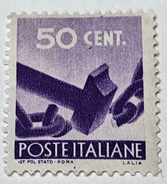 ITALY POSTE ITALIANE 50 Centesimi stamp [my Ref D4] $3.99 - PicClick CA