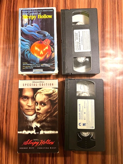 THE LEGEND OF Sleepy Hollow VHS Lot 1988 Horror Goldblum 2000 Johnny ...