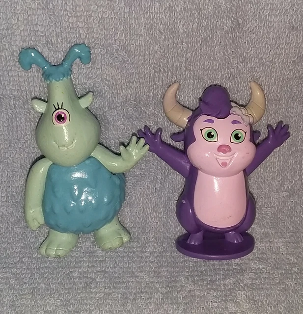2 PVC MONSTER Figures 2.5",Purple/Blue,Viacom,Nickelodeon Nick Jr,Cake ...