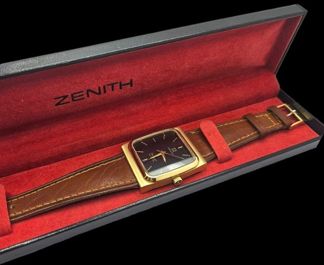 ZENITH PORT ROYAL cal. 490 automatic gold-plated vintage boxed ...