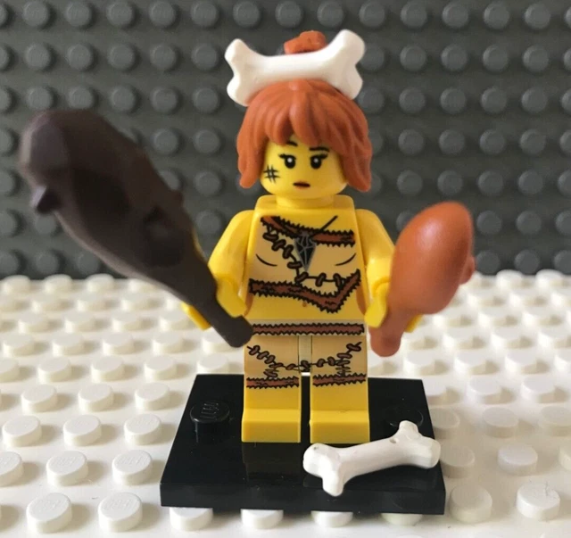 Lego Cave Womangirl Stone Age With Accessories Leaflet Series 5 Minifig 8805 £995 Picclick Uk