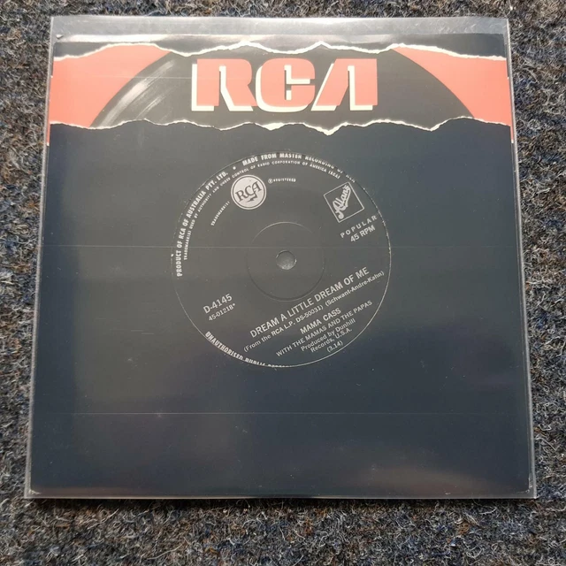 Mama Cass The Mamas And Papas Dream A Little Dream Of Me 7 Single Australia Eur 2499
