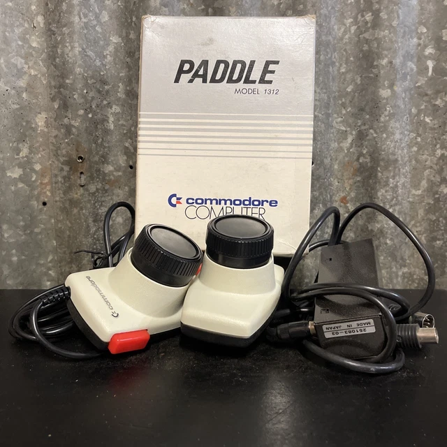 COMMODORE 64 MODEL VIC-1312 Paddles VIC 20 Paddles Retro Controllers ...