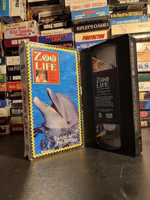 ZOO LIFE WITH Jack Hanna: Talking With the Animals (1994) VHS *Buy 2 ...