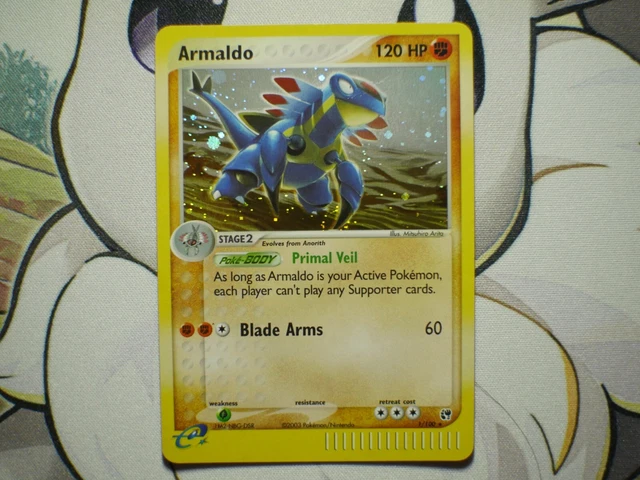 ARMALDO 1/100 HOLO Rare EX Sandstorm Pokemon Card EUR 21,28 - PicClick IT